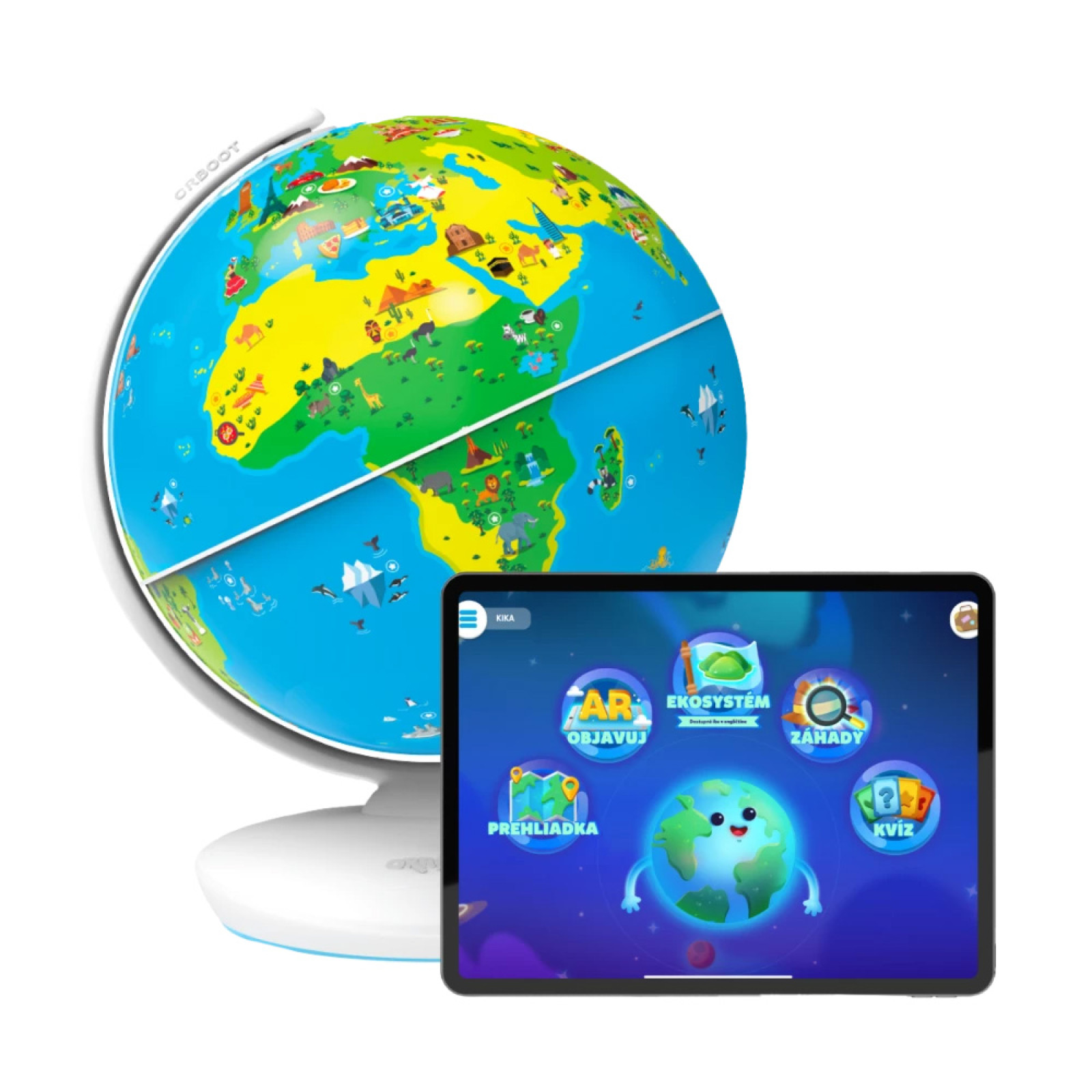 Orboot Glóbus – Interaktivní glóbus v rozšířené realitě pro děti od 4 let